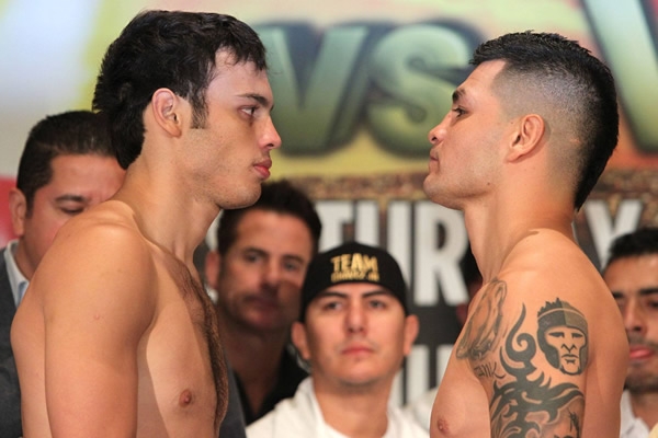 Cumplen en la báscula Chávez Jr. y Brian Vera