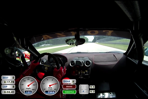 Espectacular accidente en el Ferrari Forza
