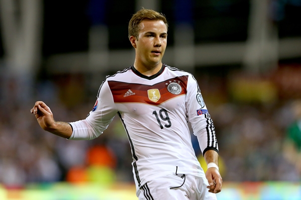 Mario Götze, baja de 10 a 12 semanas por lesión