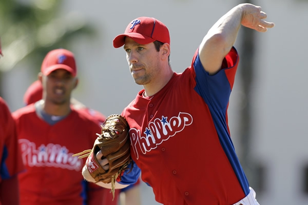 Ases del montículo de Filis se entrenan por primera vez