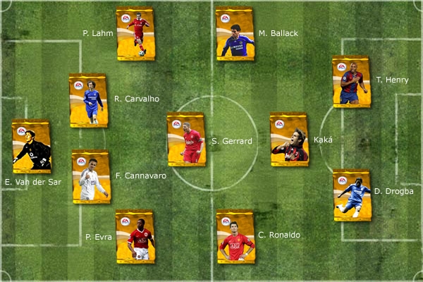 El 11 Ideal Ultimate Team de FIFA 09 - 1