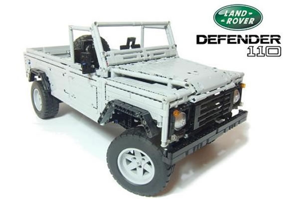 Conoce el Land Rover Defender 110 construido con piezas de LEGO