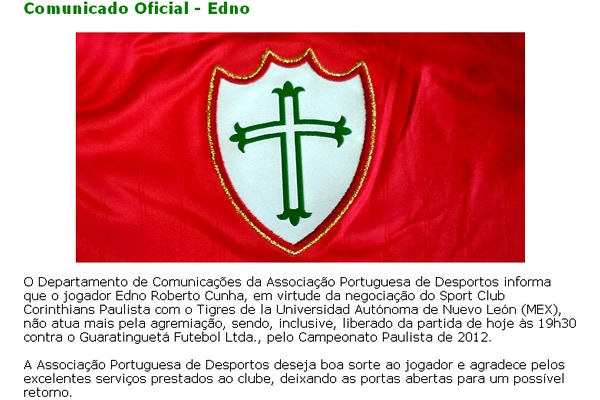 Edno Roberto Cunha ya es Tigre