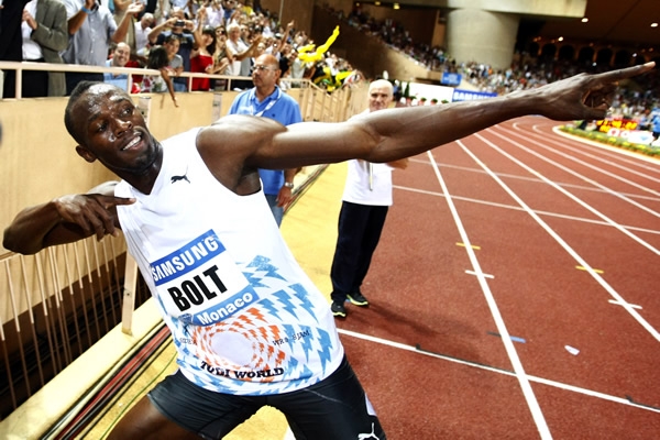 Bolt gana en Mónaco con su mejor marca del año en 100m