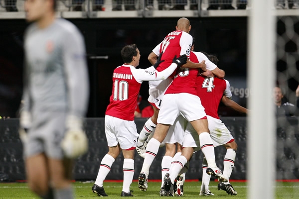 AZ Alkmaar 1-1 Arsenal