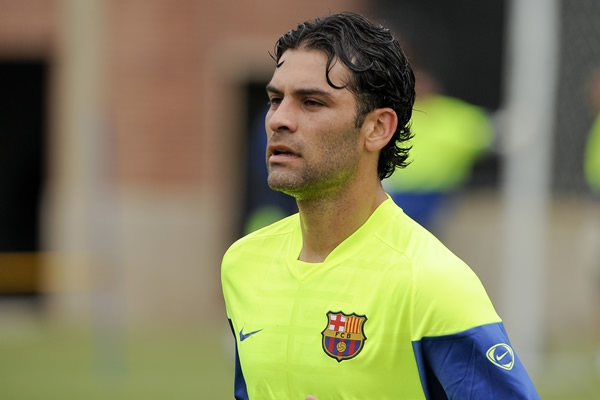 Rafa entrenó al parejo de sus compañeros