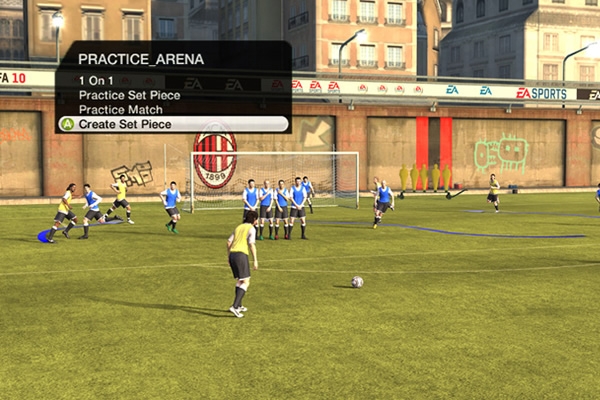 Practice Arena en FIFA 10