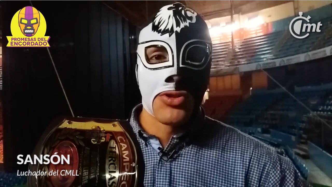 Conoce a Sansón, hijo de Carmelo Reyes "Cien Caras" | Mediotiempo