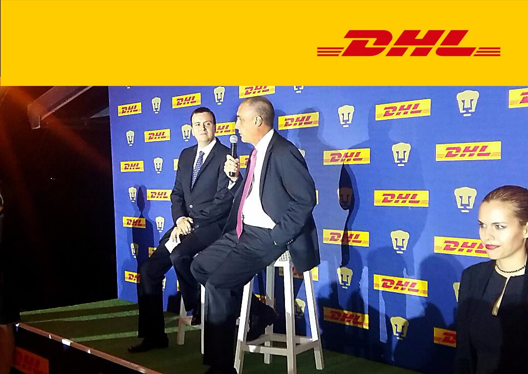 Así fue la presentación de DHL como patrocinador de Pumas