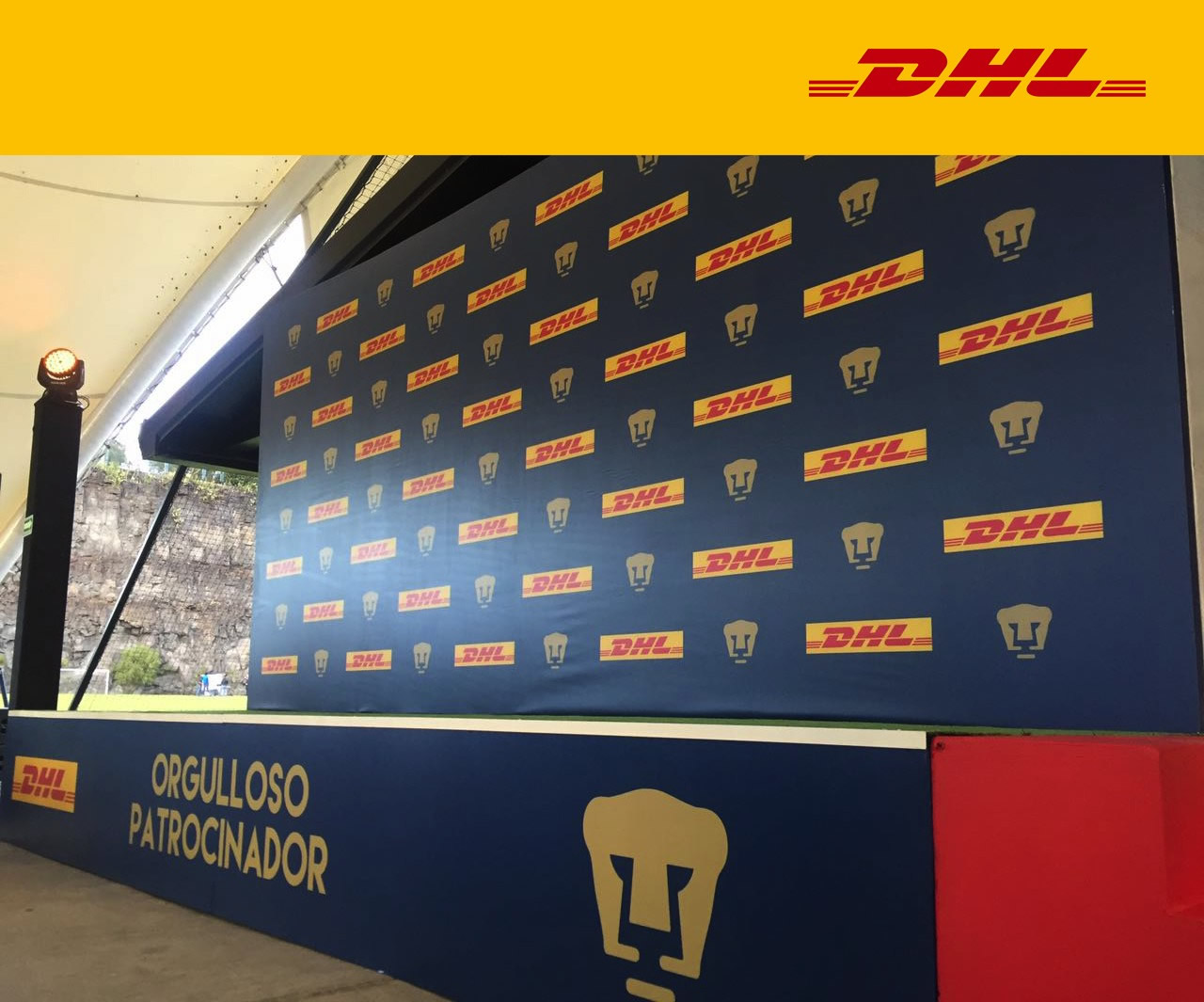 Así fue la presentación de DHL como patrocinador de Pumas