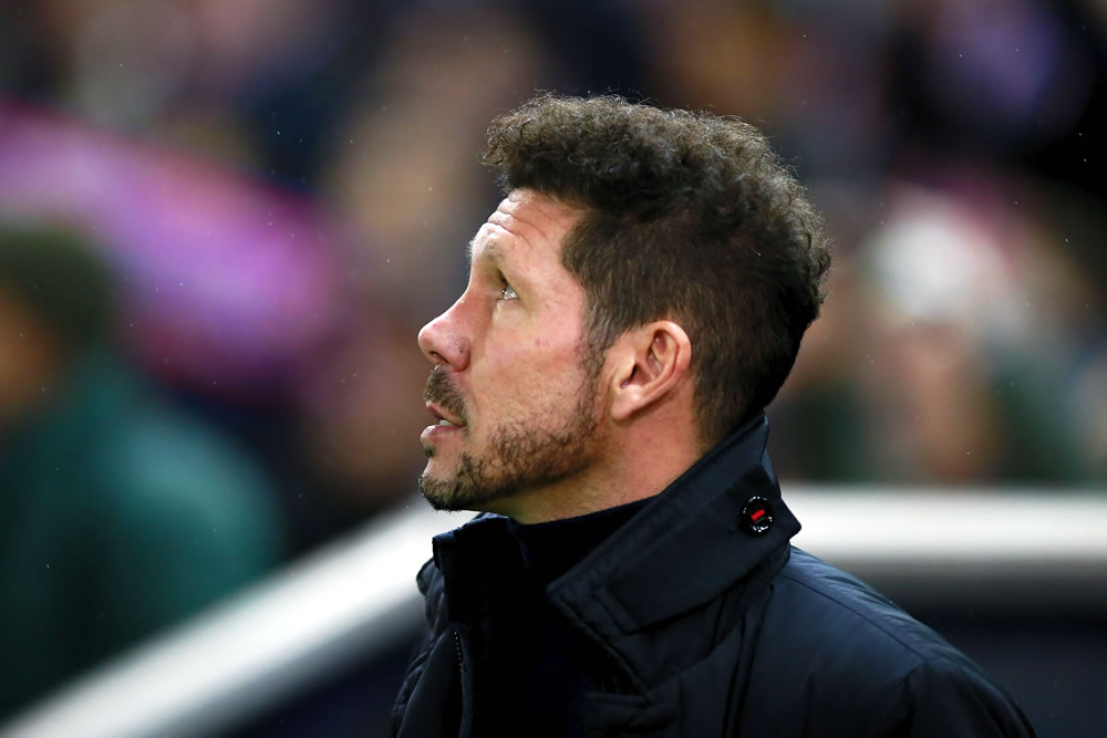 Simeone destacó reacción de Atlético frente a Barcelona