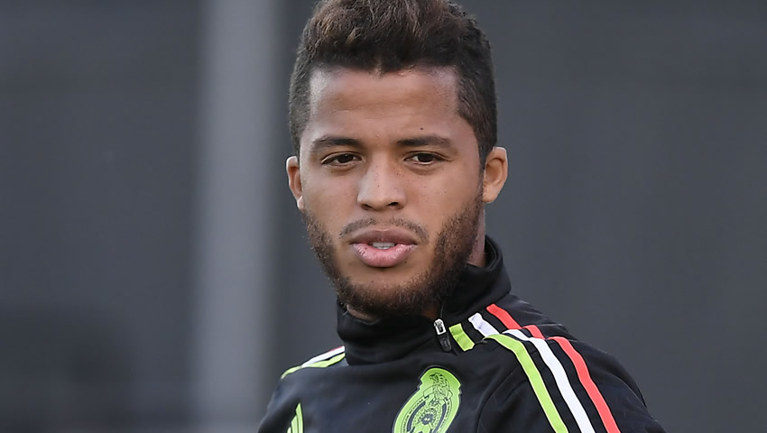 Giovani llegó a México para concentrarse con el Tri