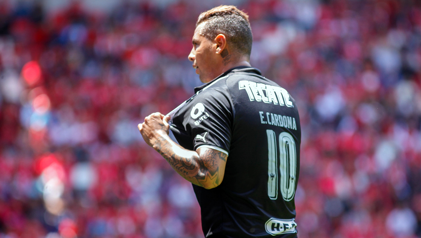 Edwin Cardona se despidió de Rayados