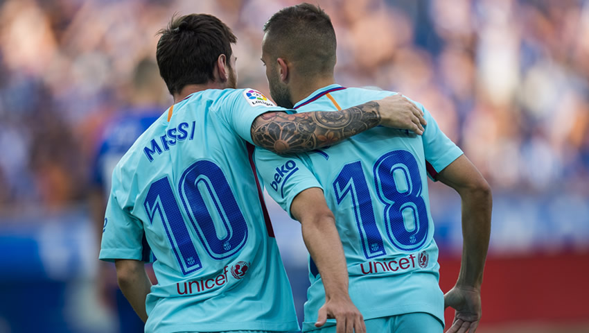 Messi supera los 350 goles con Barcelona en Liga