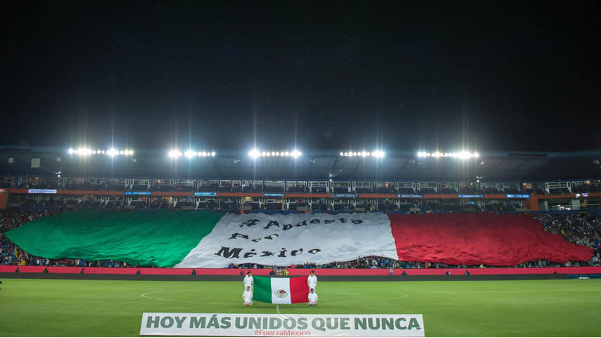 El Hidalgo promueve protocolo para evacuar el estadio en caso de sismo