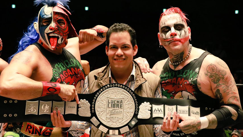 Pagano y Psycho Clown, campeones de Lucha Libre World Cup