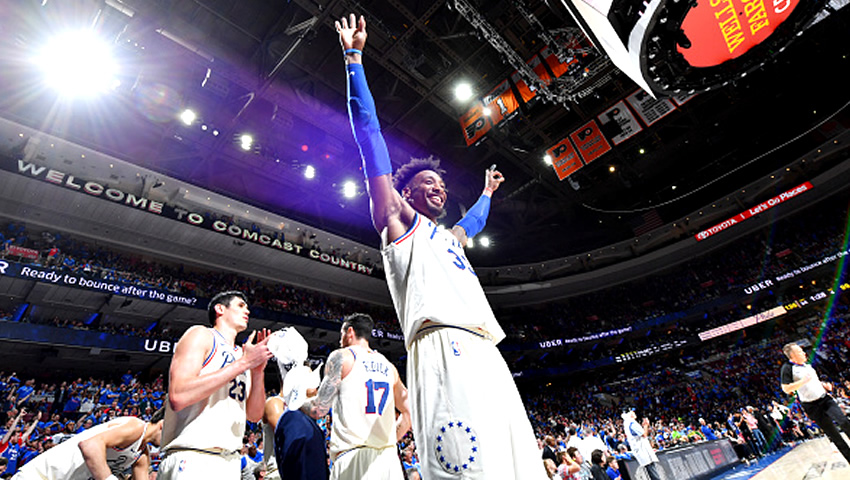 76ers anotan 130 puntos y aplastan al Heat en su debut en Playoffs