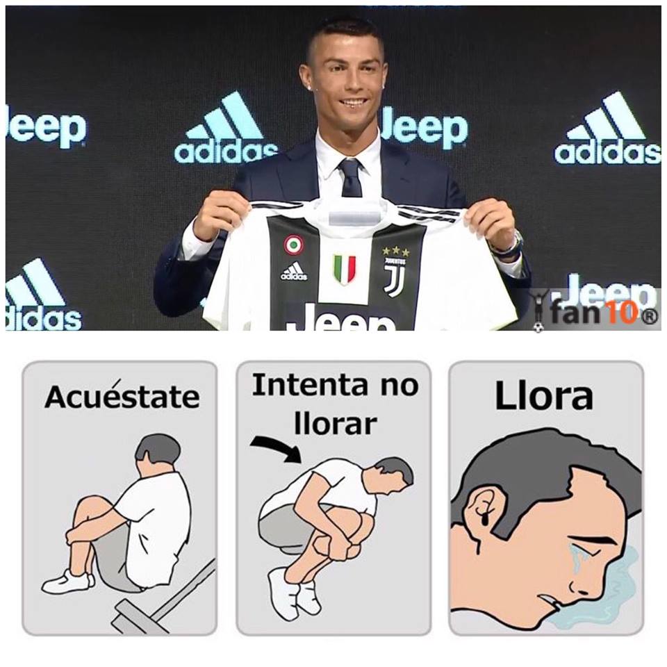 En Turín celebran y en Madrid lloran: los memes de Cristiano