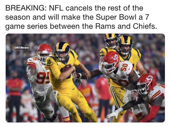 México 'no quiso' el histórico Chiefs-Rams y los memes no saben si reír ...