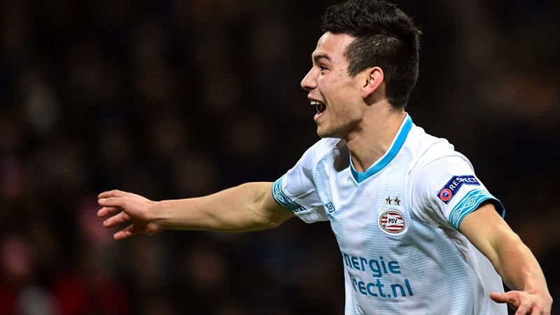 Hirving 'Chucky' Lozano lidera el Equipo Revelación de Champions