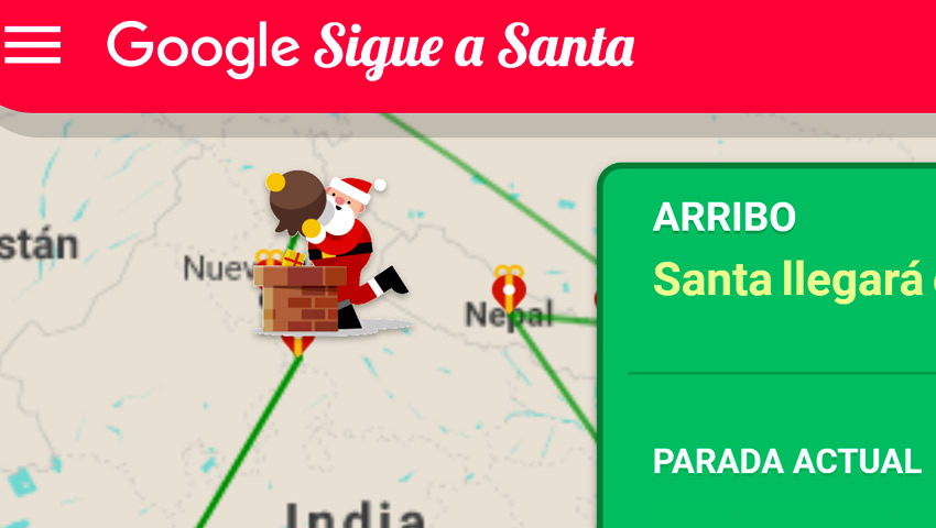 Navidad 2018: Sigue a Santa Claus EN VIVO ve a qué hora llega a México