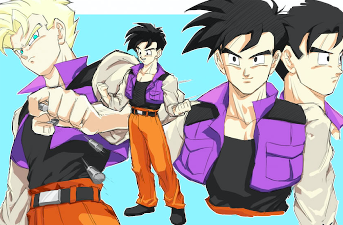 Revelan la apariencia original de ‘Gohan’ para la saga de ‘Majin Buu’