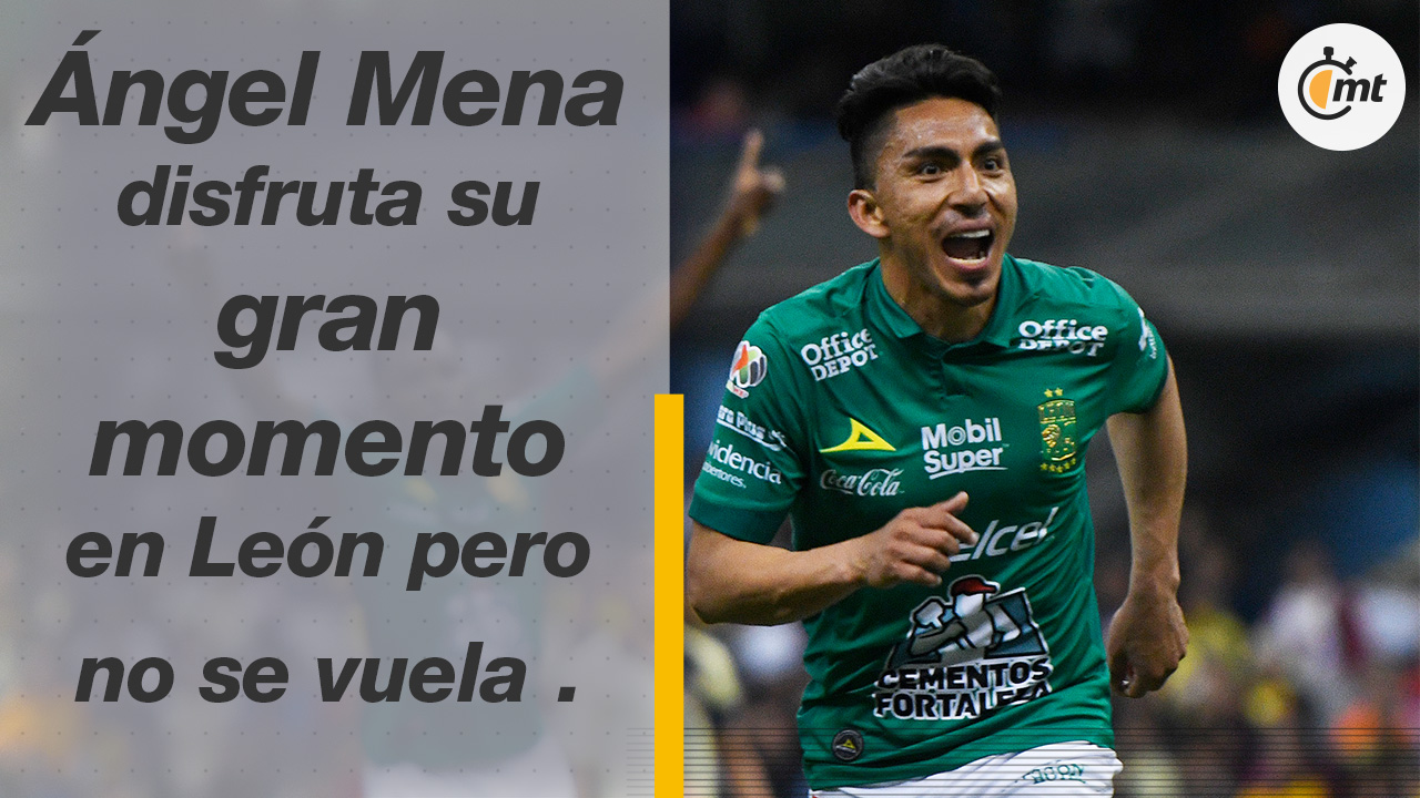 Ángel Mena disfruta su gran momento en León pero no se vuelaMediotiempo