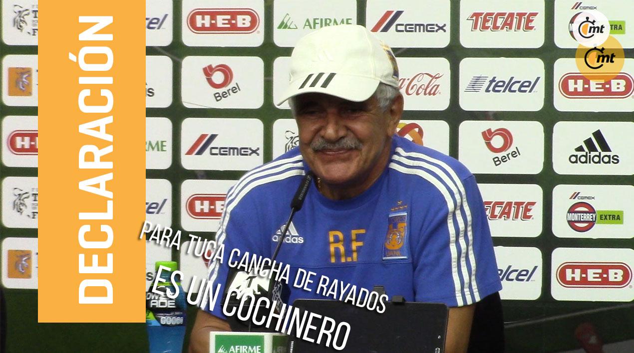 Es un cochinero cancha de Rayados