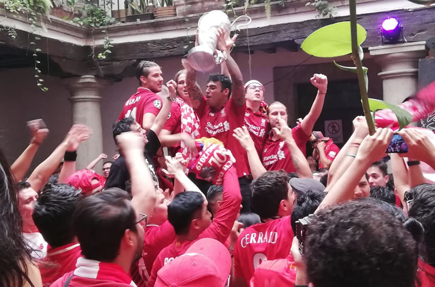 Final Champions League 2019 Fans celebran título del Liverpool en CDMX