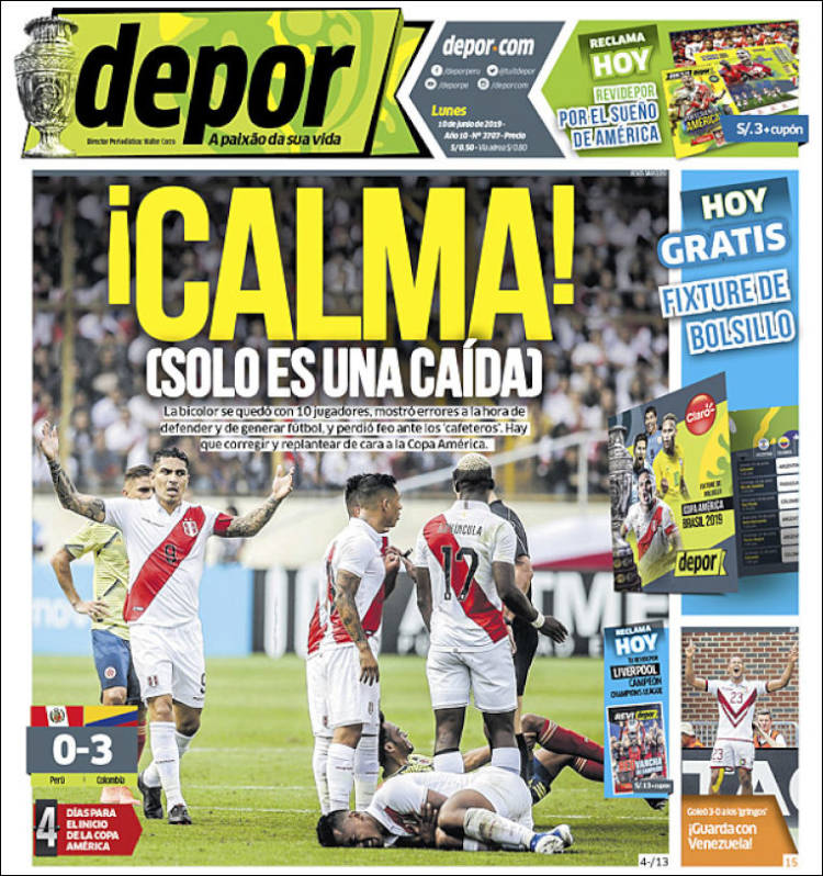 El Papelón (10/06/2019): Las mejores portadas deportivas (Fotogalería)
