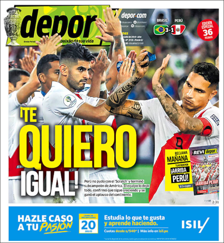 El Papelón (08/07/2019): Las mejores portadas deportivas (Fotogalería)