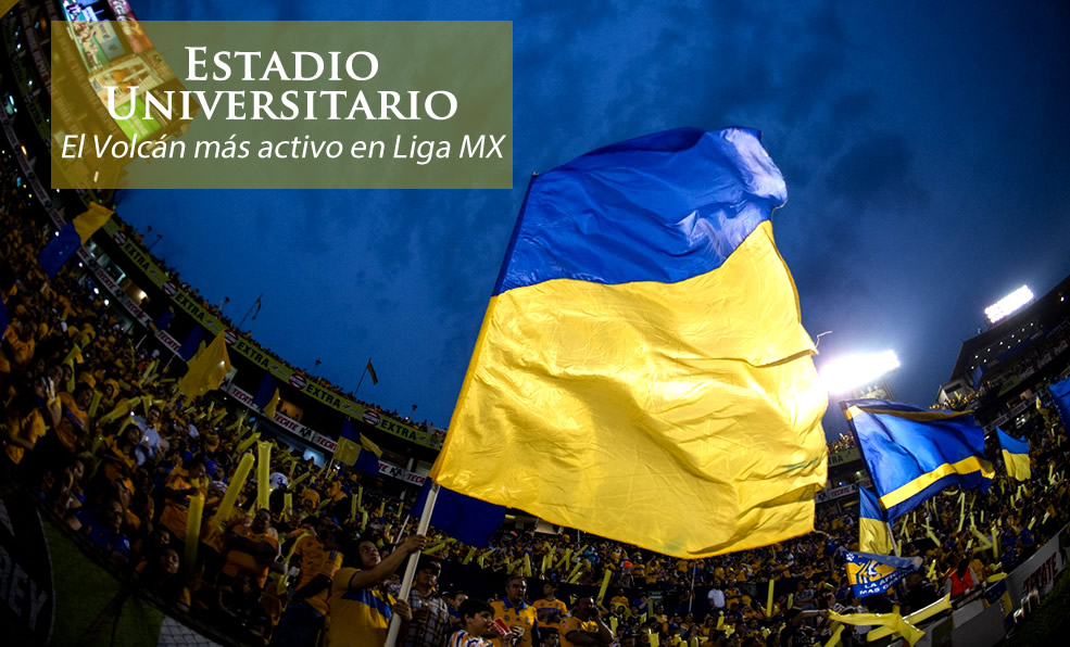 Estadio Universitario, la casa de los Tigres de la UANL: El Volcán