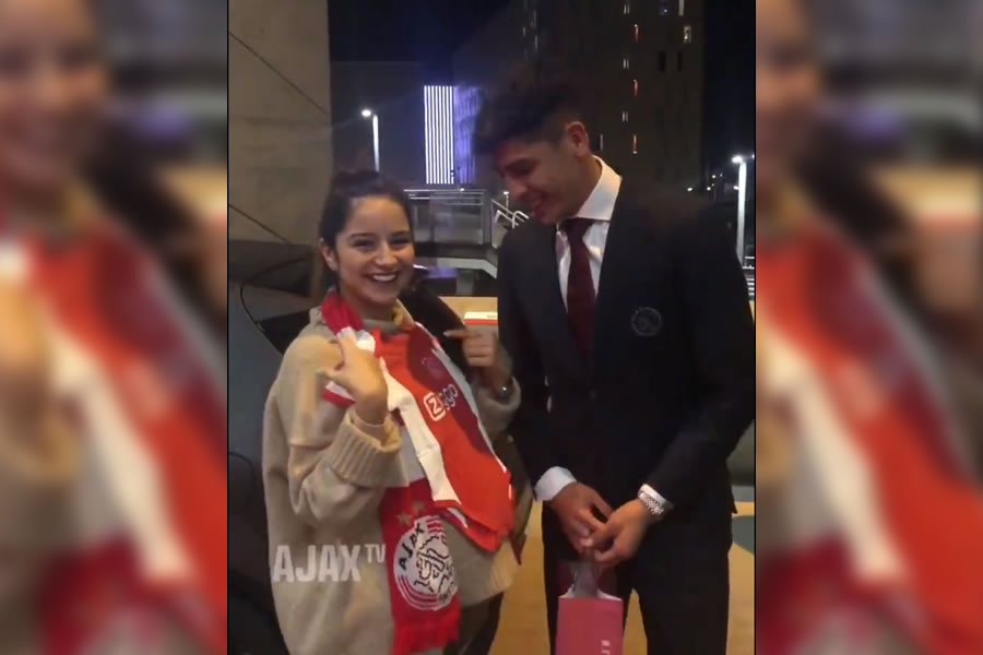 Ajax regaló primer jersey a hija de Edson Álvarez | Mediotiempo