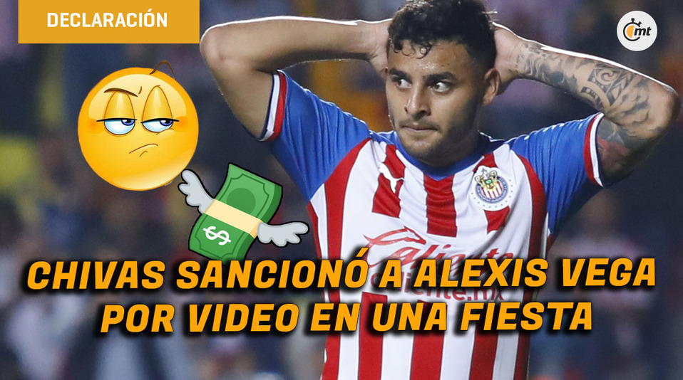 Chivas sanciona a Alexis Vega por beber y salir de fiesta; Liga MX