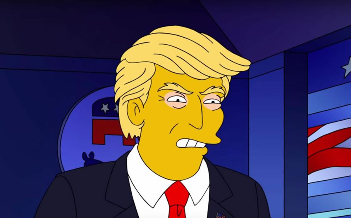 Los Simpson dan 50 razones para no votar por Donald Trump