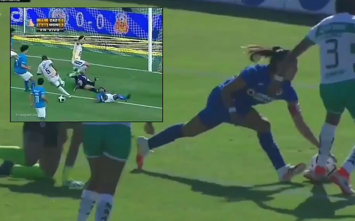 Jugadora de Cruz Azul hizo la 'muertinha' que inmortalizó Joel Huiqui