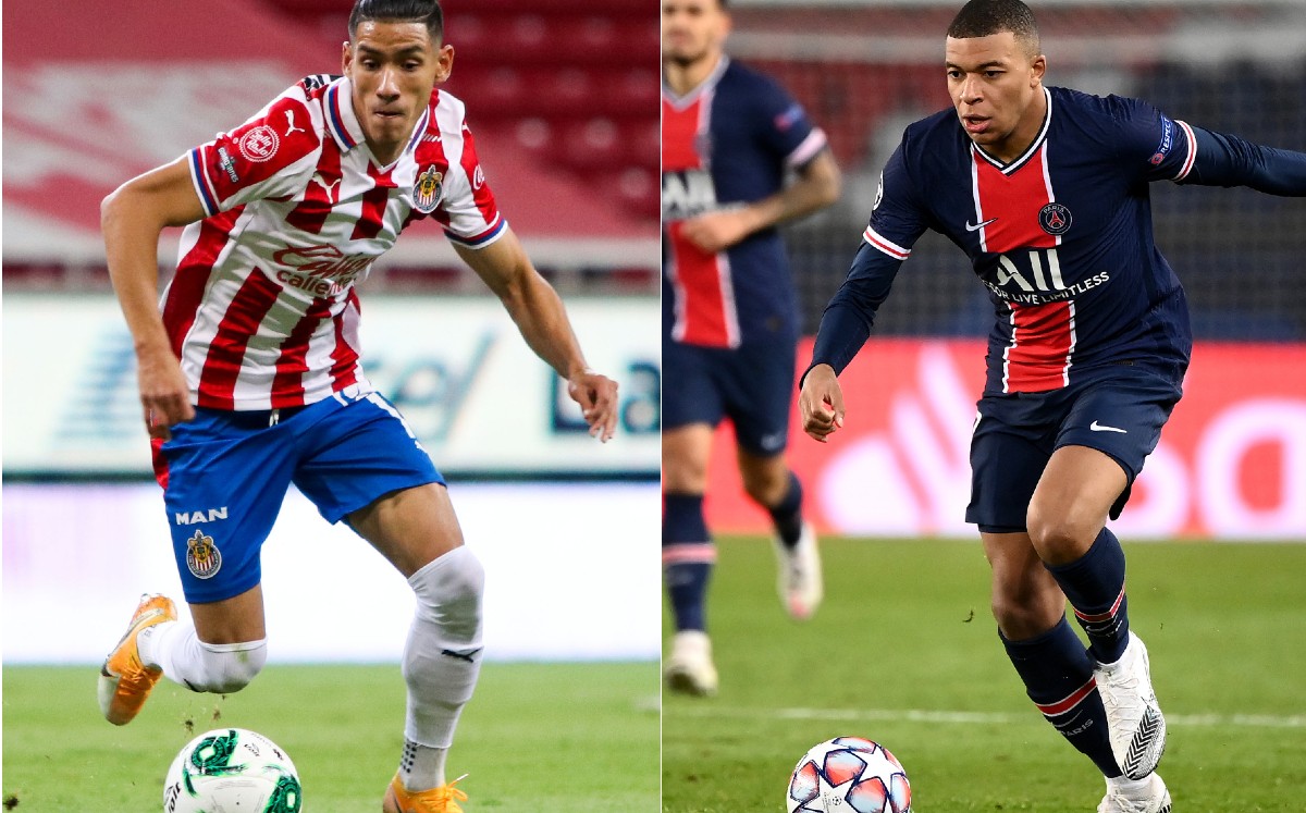 Chivas. Uriel Antuna casi iguala la velocidad de Kylian Mbappé VIDEO