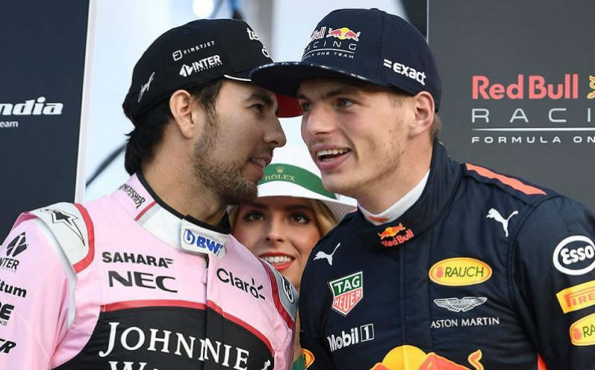 F1. Así fue la bienvenida de Max Verstappen a Checo Pérez en Red Bull