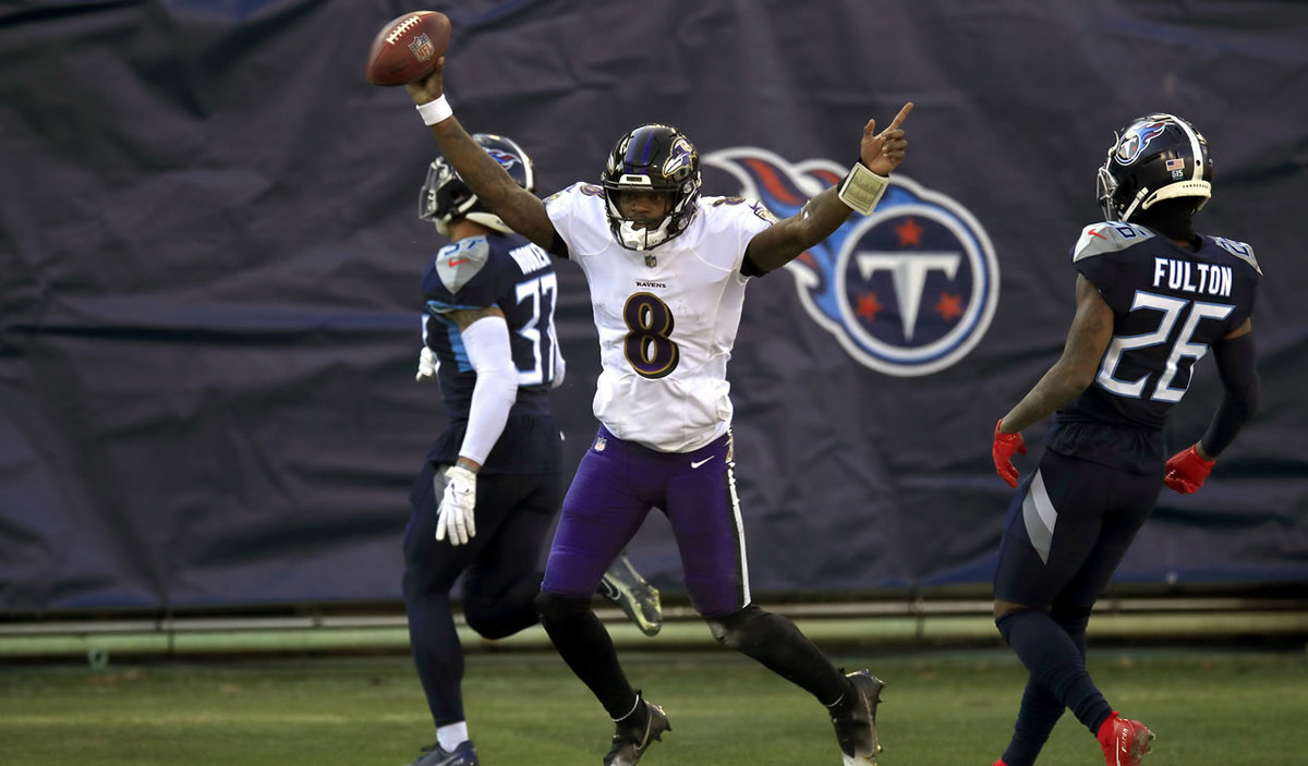 NFL. Ravens 20-13 Titans; Lamar Jackson por fin dio paso en Playoffs ...