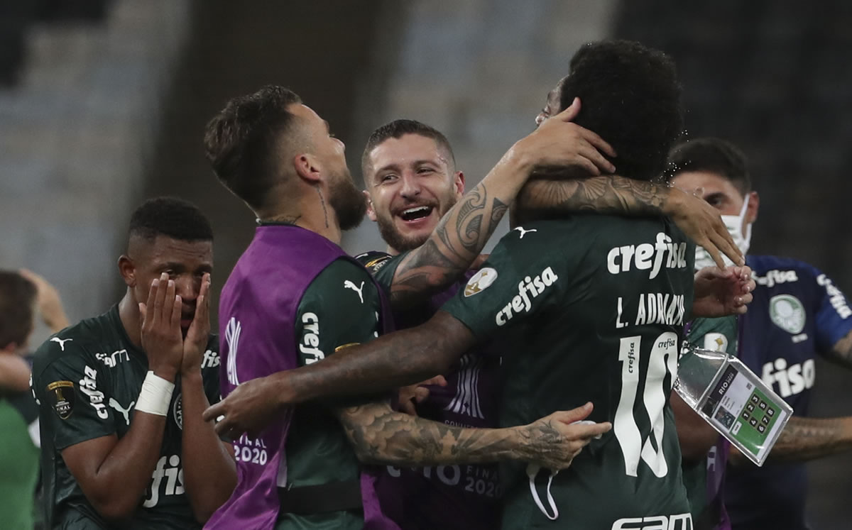 Palmeiras vs Santos (1-0). El Verdão ganó la Libertadores 2020
