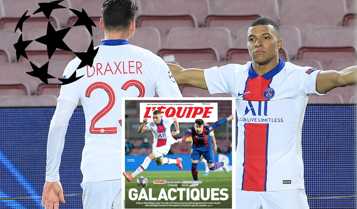 Barcelona. L'Equipe se mofa y recuerda a los Galácticos, ahora del PSG ...