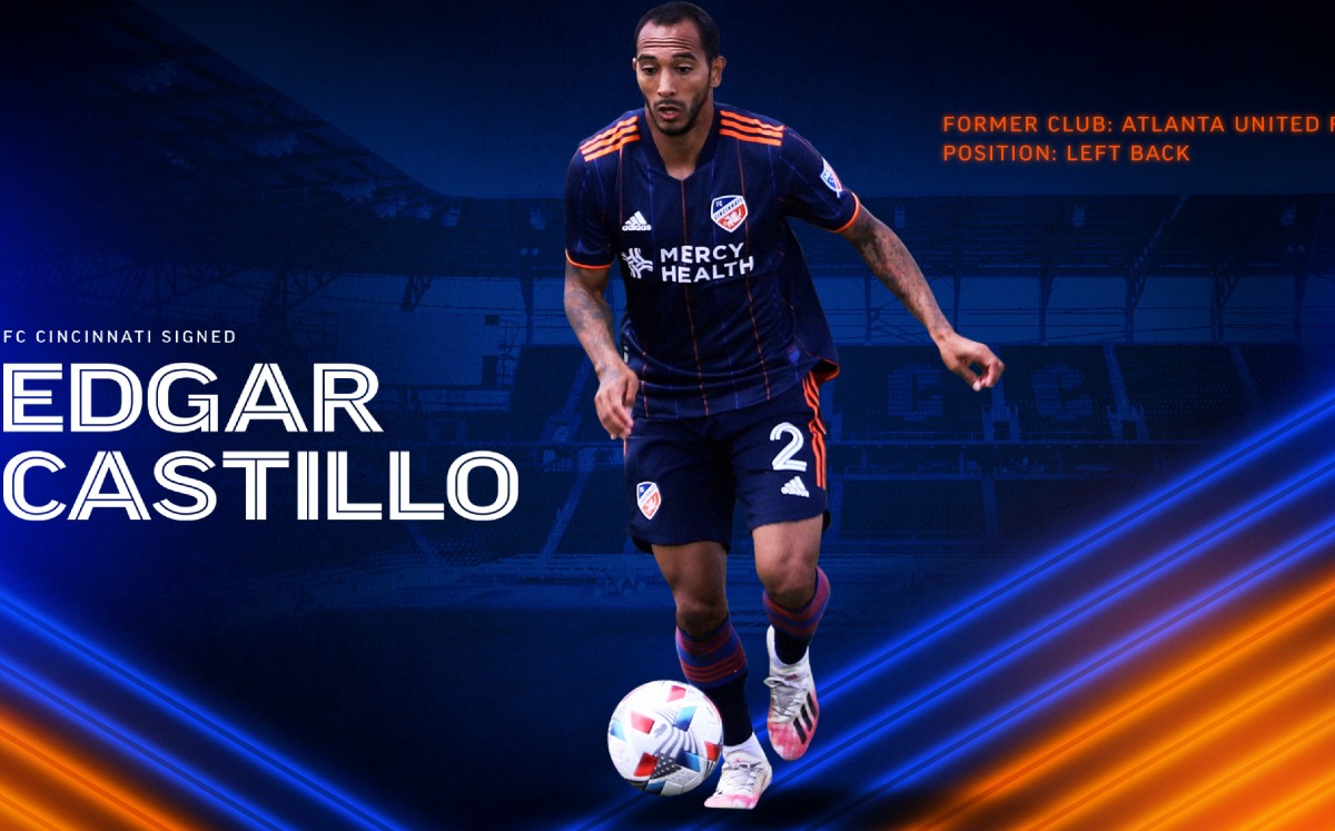 MLS. Edgar Castillo se convierte en nuevo jugador del FC Cincinnati