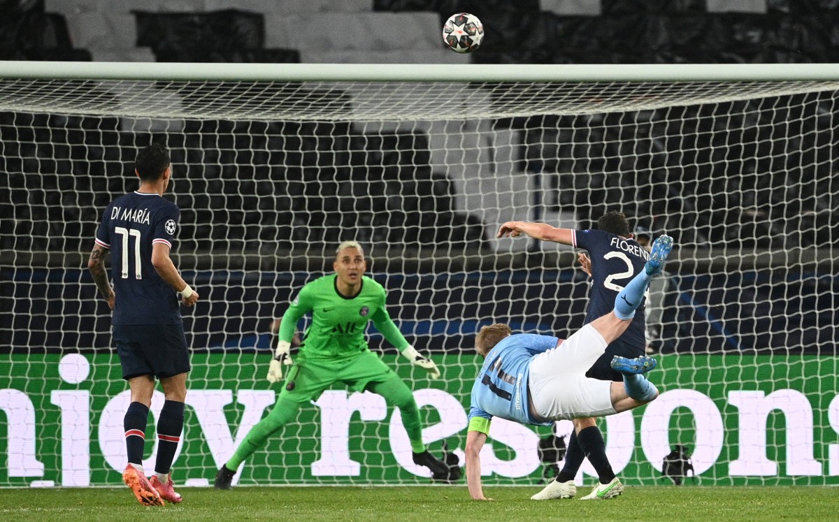 PSG. Keylor Navas falla de forma grosera y da pie a reacción del City
