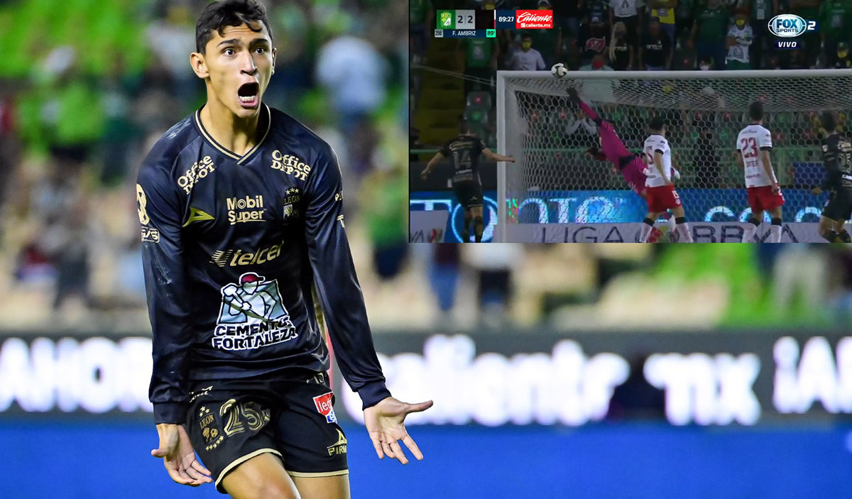 León vs Toluca. GOLAZO del niño Fidel Ambriz que obligó penales VIDEO ...