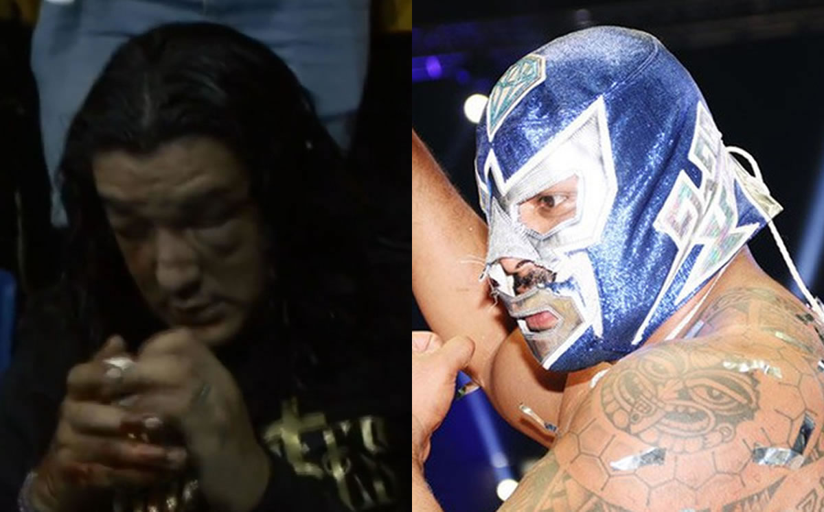 Captan a DMT Azul agrediendo a fanático en la Arena Naucalpan ...