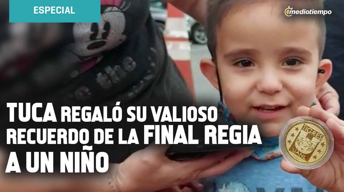 ¡Increíble! Tuca regaló su valioso recuerdo de la Final Regia a un niño ...