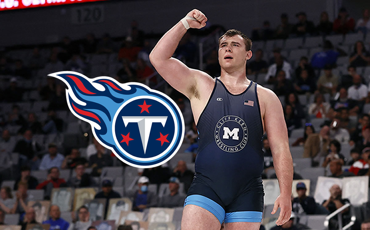 Tennessee Titans firman a subcampeón mundial de lucha grecorromana