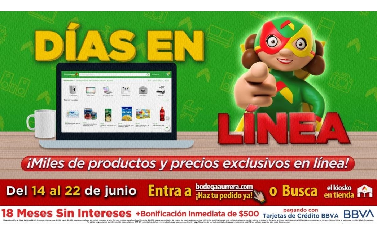 ¡Los Días en Línea de Bodega Aurrera llegaron con precios exclusivos! ¡Los Días en Línea de Bodega Aurrera llegaron con precios exclusivos!