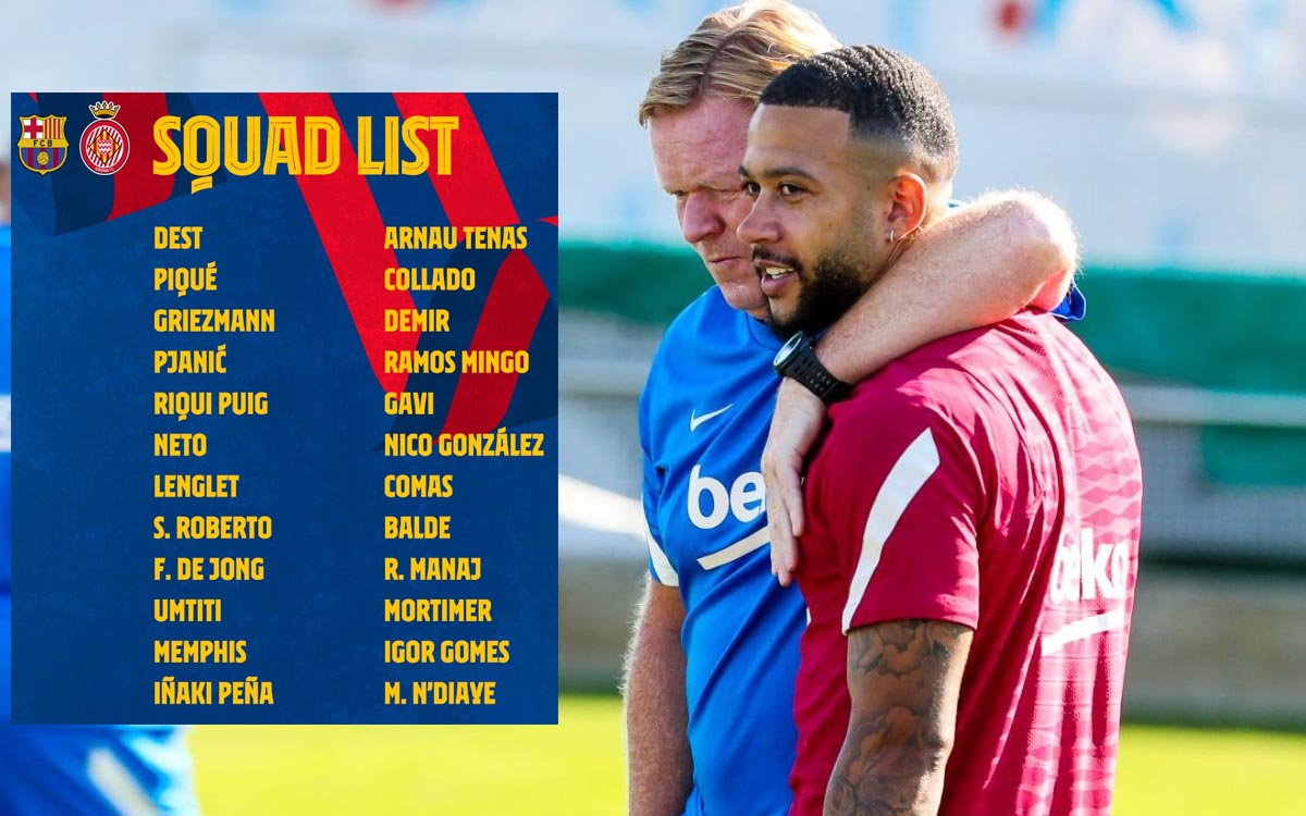 Depay debutaría en amistoso ante Girona; Messi sigue ‘fuera’