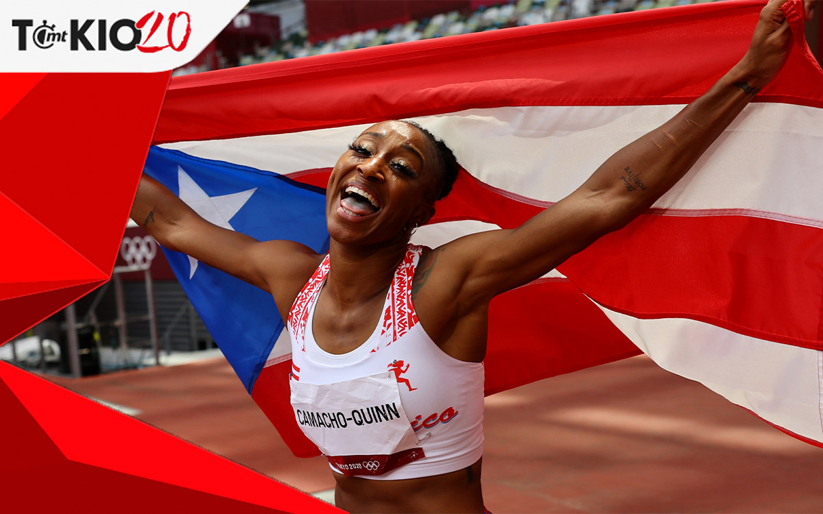 La puertorriqueña, Jasmine Camacho-Quinn ganó el Oro en 100m Vallas ...